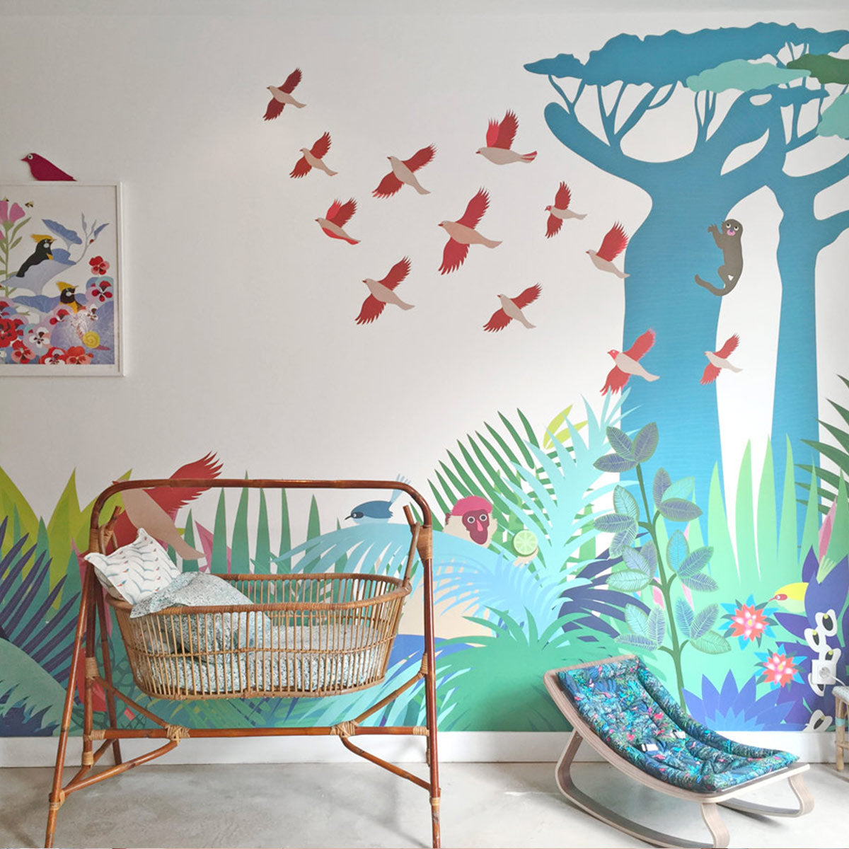 Décor standard MANJA bleu – Little Cabari